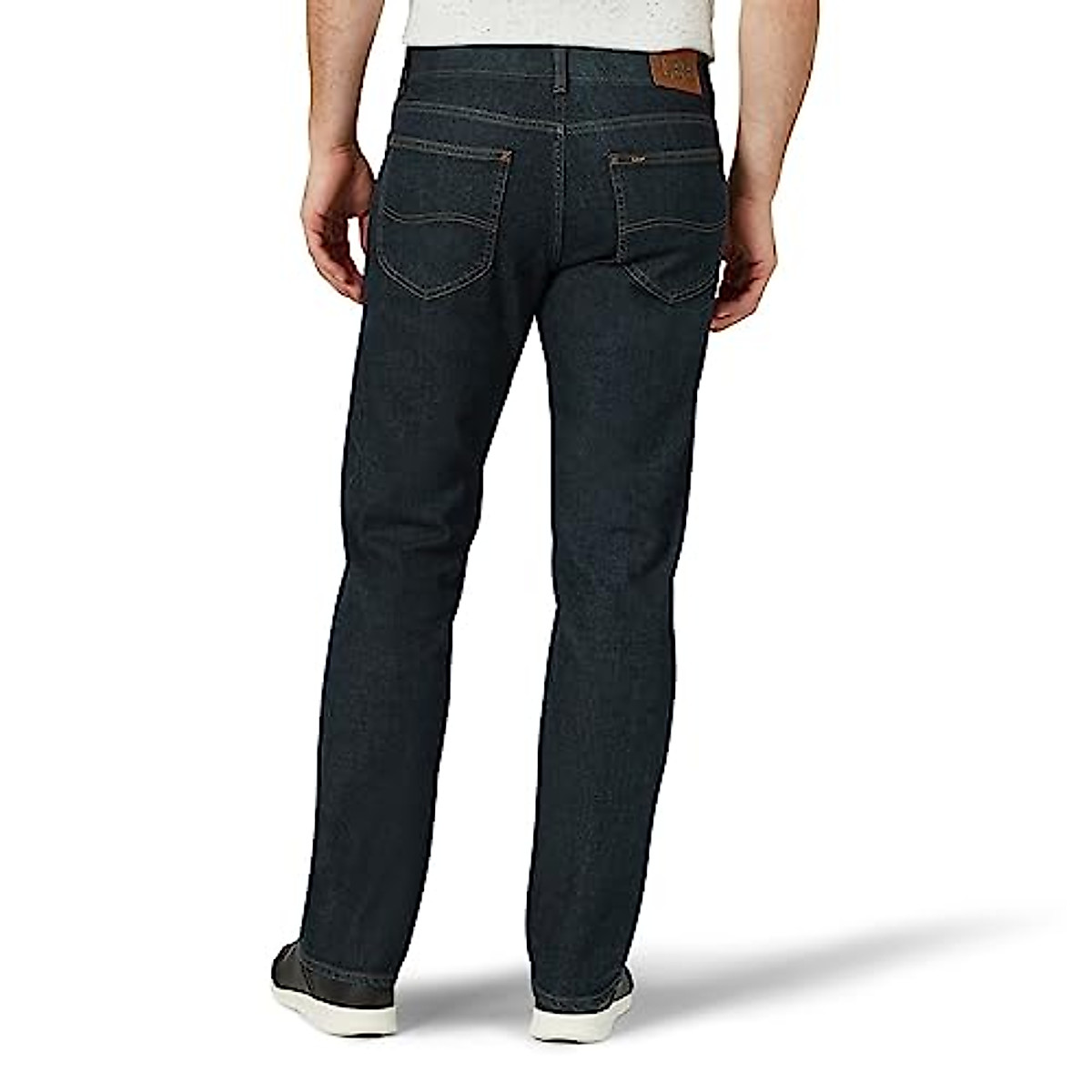 Lee Men's Extreme Motion Regular Straight Jean Night Owl 34W x 30L