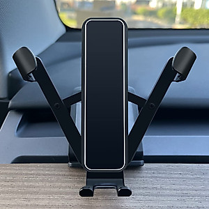 PESLIVE EVbase Tesla Phone Mount, Tesla Phone Holder Compatible for Tesla Model 3 & Tesla Y Accessories, Adjustable Universal Car Cell Phone Holder Fit 2016-2023 Tesla Model 3 Model Y (Gravity)