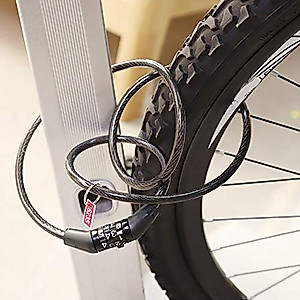 Simlug Bike Lock Cable AntiTheft Bike Mountain Bicycle Fixed Password Chain Lock Cable Steel Safety Lock Coded Bicycle Lock