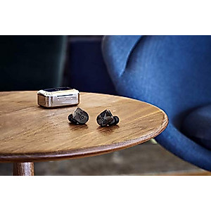 Master & Dynamic MW07 True Wireless Earphones - Bluetooth Enabled Noise Isolating Earbuds - Lightweight Quality Earbuds for Music, Grey Terrazzo (Renewed)