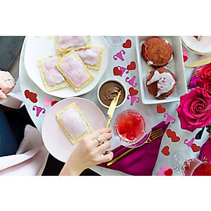 200Pcs Galentines Day Confetti, Galentine’s Day Heart and Uterus Confetti Table Confetti, Galentines Day Party Favor Supplies for Ladies Girls Valentine’s Day Party Decorations Photo Prop