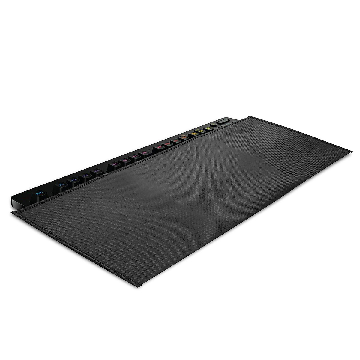 kwmobile Dust Cover Compatible with Logitech G213 Prodigy Gaming - Computer Keyboard Protector Fabric Case - Dark Grey