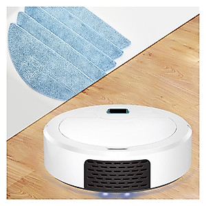 ZeAda 5PCS Mopping Pad,Compatible for Ecovacs DEEBOT OZMO U2/U2 Pro Robot Vacuum Cleaner Washable Cleaning Cloth Sweeper Replacement Parts