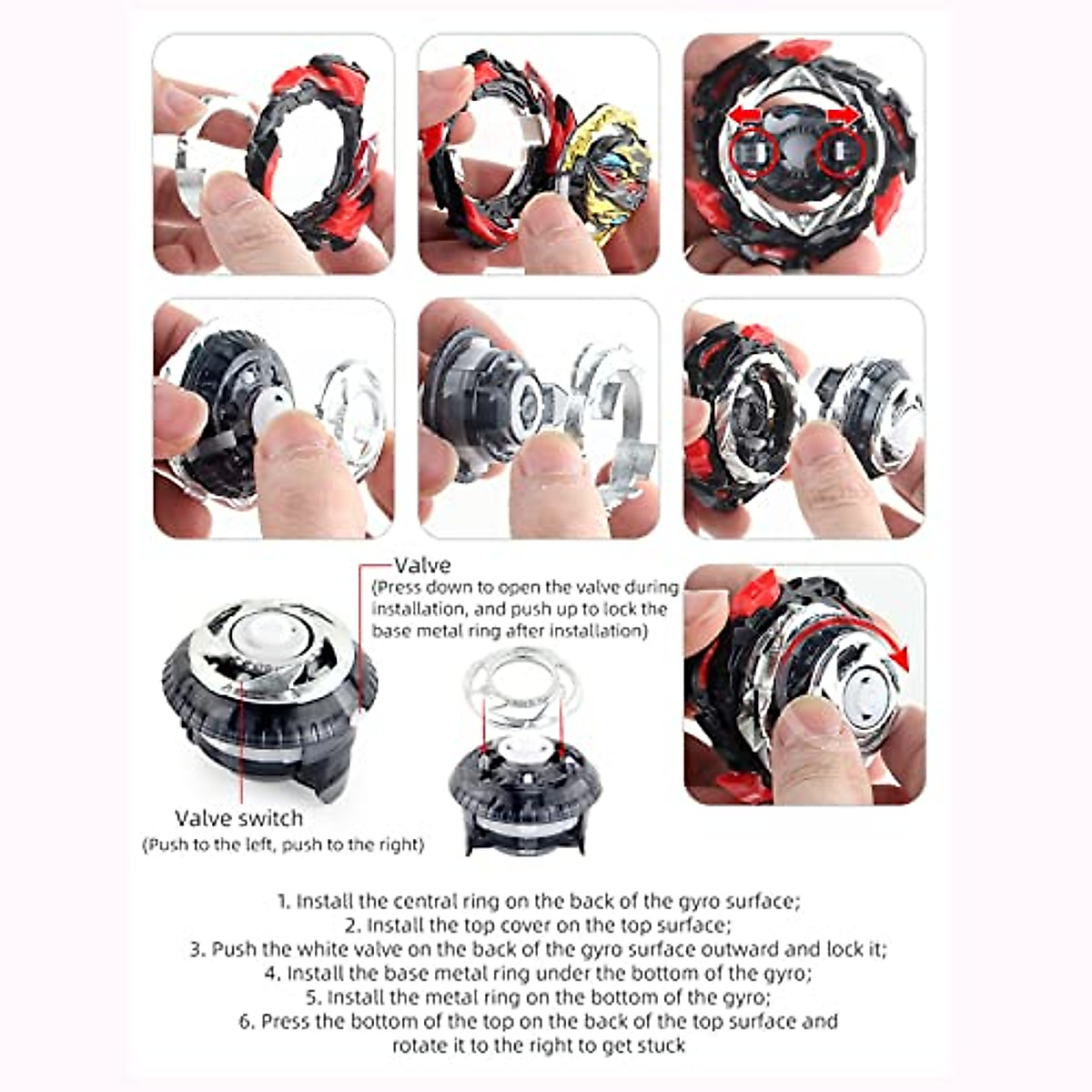 Battling Toys - Burst SuperKing Booster B-191 01 Dangerous Belial Starter Spinning Top Toy (B-191 01)