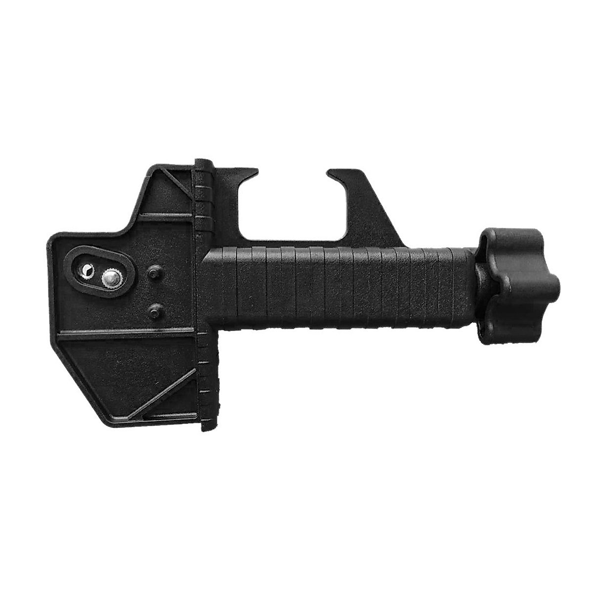 AdirPro Mounting Clamp for LD-8 and LDG-8 Laser Detectors with Built-in Bubble Level - Attach Receiver to Variety of Items Including Most Prism Poles and Survey Rods