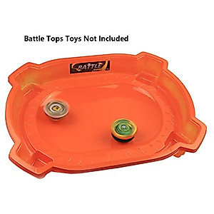 17Tek Stadium Battle Arena Training Ground for Beyblade Battling Games (Yellow 2)