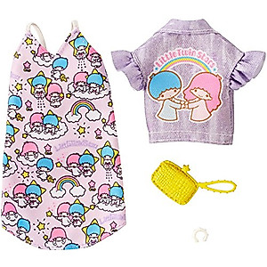 Barbie Hello Kitty Little Twin Stars Pink Dress Fashion Pack