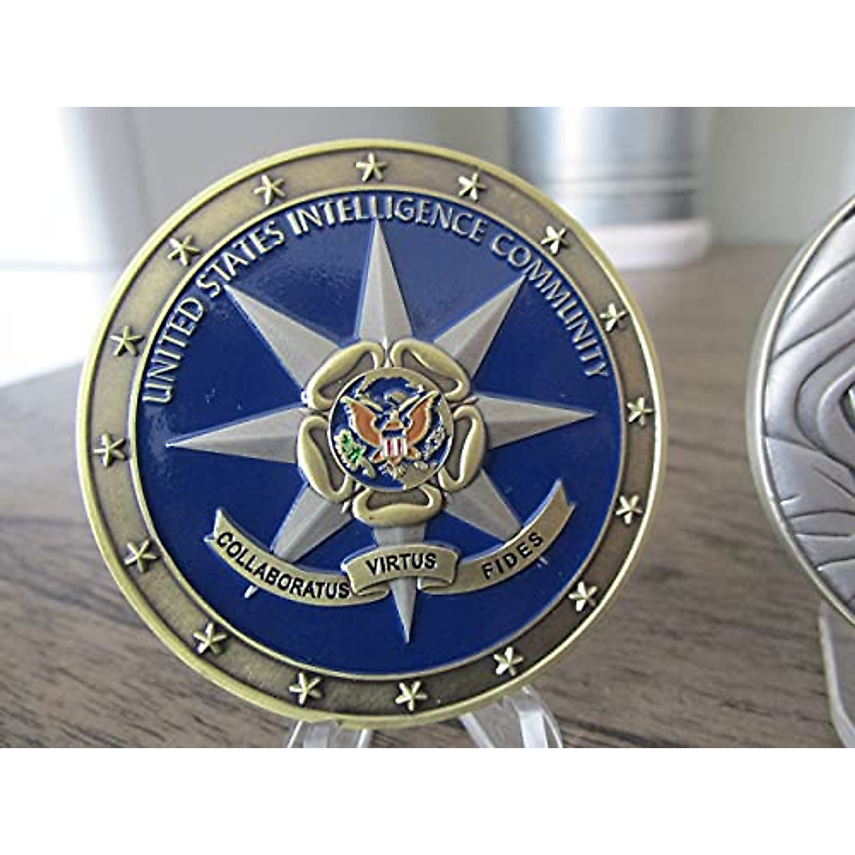 United States Intelligence Community Reaper IC Intel SIGINT Challenge Coin