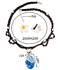 Moana Necklace, Moana Costume Toys for Girls, Halloween Costume, Moana party supplies Halloween Party Favors