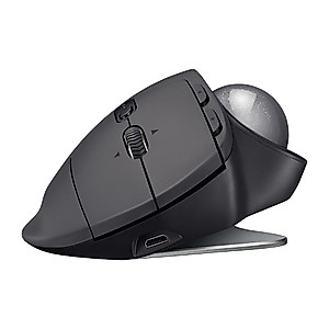 logitech MX ERGO Advanced Wireless Trackball for Windows PC and Mac (Renewed)