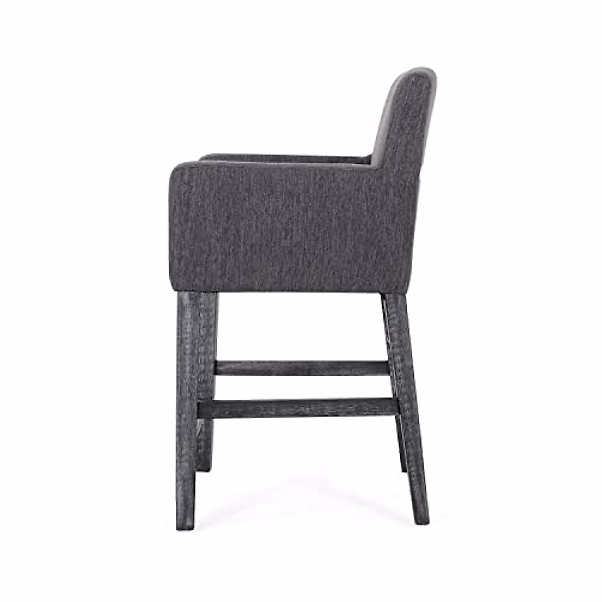 Christopher Knight Home Armga Upholstered 26 inch Counter Stool - Charcoal/Gray