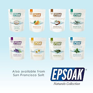 Minera Dead Sea Salt, 100% Pure & Natural, 2 lbs. Fine Grain (0-1.7 mm) Bulk Bag, Easily Dissolving Dead Sea Salts for Soaking & Bathing, Skin Nourishing Fine Sea Salt, Unscented