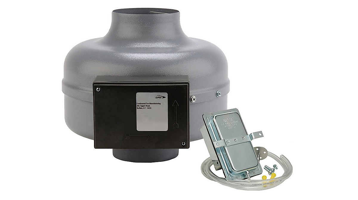 Continental Fan DVK100B-P Dryer Booster Fan Kit 152 CFM