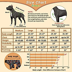 LovinPet Large Dog Pajamas Pitbull Boxer Dogs - Game Console Print, Wound Care/Post Surgery Dog Clothes, Pet Anxiety Relief, Lightweight Stretchy Big Dog Pullover Shirt, Large Dog Jammies/Large