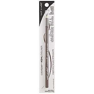 wet n wild Color Icon Kohl Eyeliner Pencil, Rich Hyper-Pigmented Color, Smooth Creamy Application, Long-Wearing, Matte Finish, Packaged, Cruelty-Free & Vegan - Simma Brown Now! (Packaged)