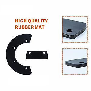 BOSFLAG 1003375 Paddles with 23161-952-771 Belt 22431-727-013 Belt Replaces Honda 1003391, 72521-730-003, 72552-730-003 for Honda hs35 Snowblower Parts, Honda HS35 Paddles, Honda HS35A Paddles