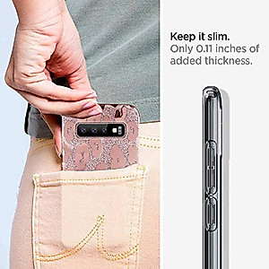 J.west Compatible with LG V60 ThinQ Case 5g, Luxury Saprkle Bling Glitter Leopard Print Design Soft Metallic Slim Protective Phone Cases for Women Girls Clear TPU Bumper Silicone Cover Case Rose Gold