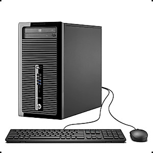 HP ProDesk 400 G1 Tower Computer PC, Intel Quad Core i5-4570 up to 3.6GHz, 16G DDR3, 256G SSD, DVD, Windows 10 Pro 64 Bit-Multi-Language Supports English/Spanish/French (Renewed)