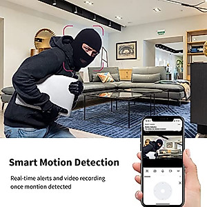 XAJBJJ 2023 Upgraded 1080P WiFi Camera Detector for Home Office,Indoor Camera with Motion Detection Night Vision - Car Cameras for Surveillance-CC1