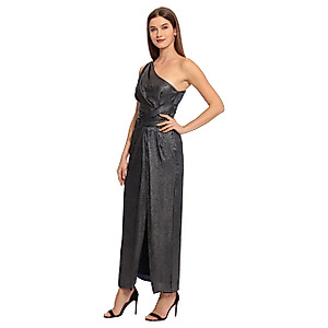 Maggy London Women's Holiday Sequin Dress Event Occasion Cocktail Party Guest of, Navy/Silver