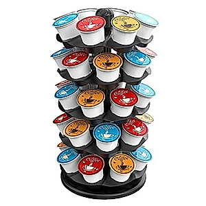 EVERIE Coffee Pod Carousel Holder Organizer Compatible with 40 Keurig K Cup Pods, KRS4005