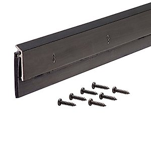 M-D Building Products 69609 1-1/4-Inch EPDM - 48-Inch DB006 Commercial Grade Door Sweep, Bronze