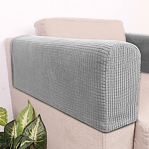 Garneck 2pcs Armrest Covers for Chairs Chair Armrest Cover Furniture Arm Rest Towel Armchair Covers for The Arms Couch Arm Covers for Sofa Couch Cover for Dogs Arm Chair Elastic Sofa Chair