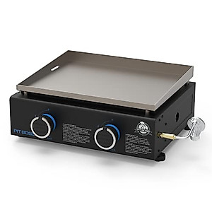 PIT BOSS 10960 2-Burner Tabletop Griddle, Black