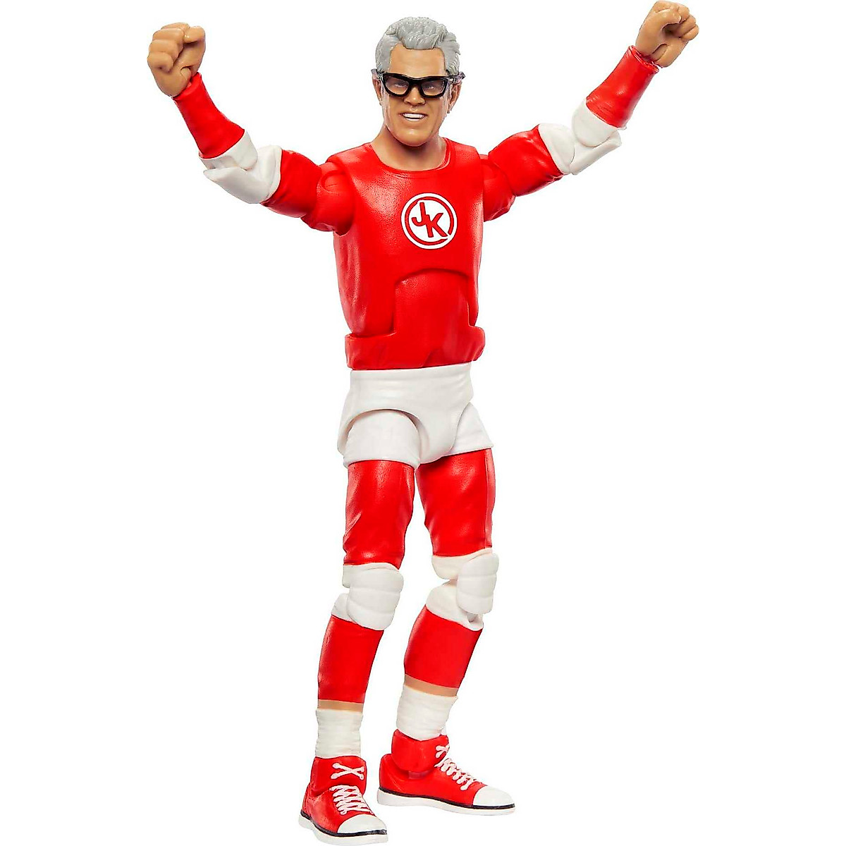 Mattel WWE Johnny Knoxville Elite Collection Action Figure, Deluxe Articulation & Life-like Detail with Iconic Accessories, 6-inch