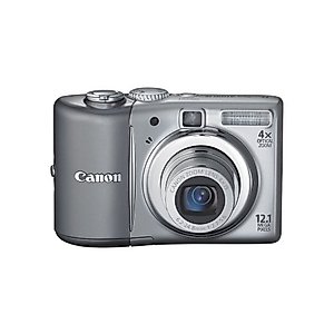 Canon PowerShot A1100IS 12.1 MP Digital Camera with 4x Optical Image Stabilized Zoom and 2.5-inch LCD (Silver) (OLD MODEL)