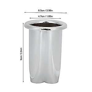 Yinhing Hair Dryer Holder, Bathroom Hair Dryer Holder, Stainless Steel Blow Shelf Blower Rack for Home Salon Bathroom (Steel Color)