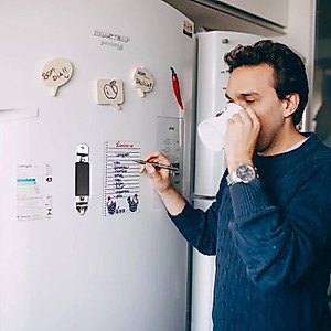 NUTJAM Magnetic Bottle Openers, Classic Can Tapper, Portable Stainless Steel Small Beer Opener with Magnet for Camping, Traveling, Indoor, Outdoor (Black,1 Pack)