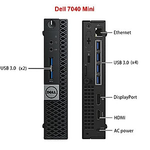 Dell Optiplex 7050 | i5-6500 Quad Core | 16GB DDR4 | 256GB SSD | Win 10 Pro | Micro Tower (Renewed)