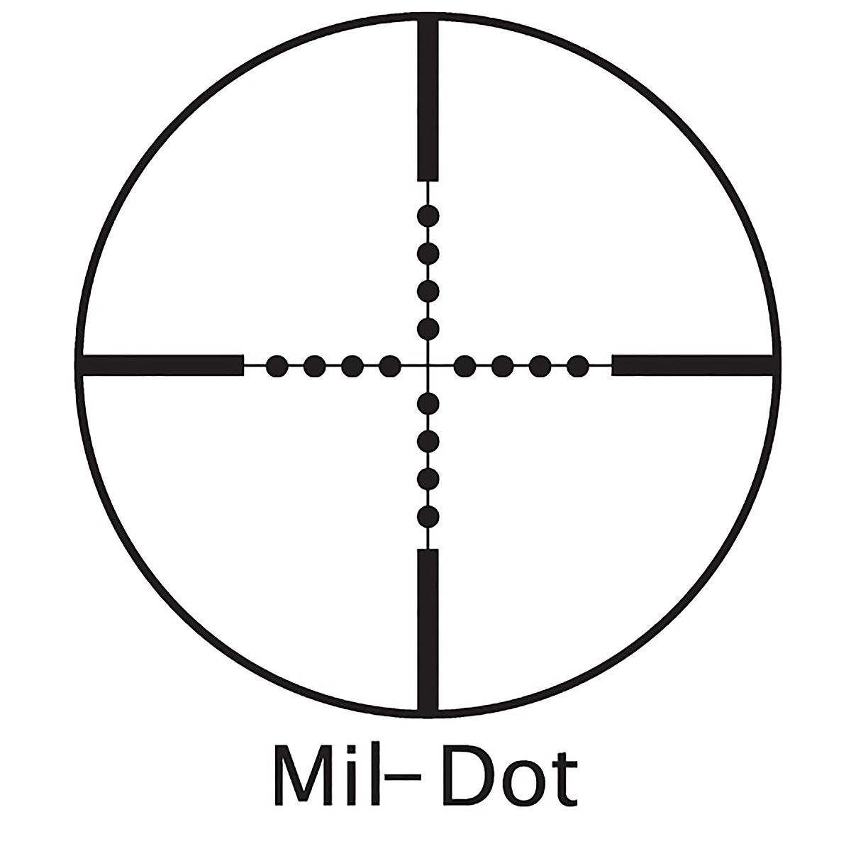 BARSKA Mil-Dot Airgun (Black Matte, 4x32 AO)