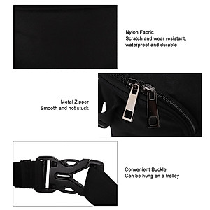 Alomejor Baby Bottle Cooler Bag Portable Cooler Bag Bottle Storage Bag Waterproof Nylon Insulation Tote Pouch for Outdoor (Black)