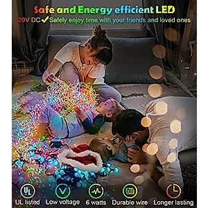 438FT Extra Long Christmas String Lights, 1200 LED Christmas Lights with Remote 8 Lighting Modes & Timer Memory Outdoor Waterproof Decorations for Home Xmas Tree Yard Wedding Party Decor (Multicolor)