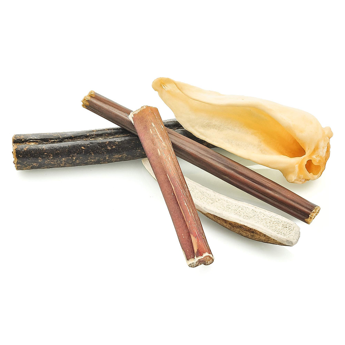 Barkworthies Healthy Dog Treats & Chews Puppy Dog Variety Pack (5 Chews) - Protein-Rich, All-Natural, Easily Digestible, Rawhide Alternative - Promotes Dental Health - Great Gift for All Dogs