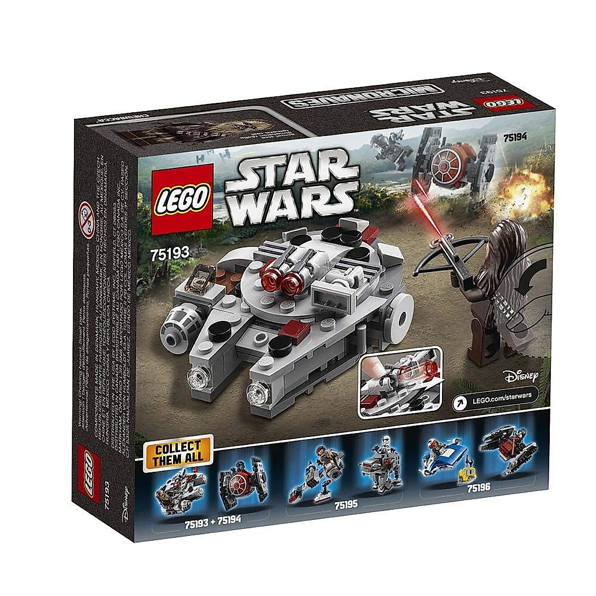 LEGO Star Wars Millennium Falcon Microfighter 75193 Building Kit (92 Pieces)