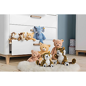 Steiff Jimmy Teddy Bear, Premium Teddy Bear Stuffed Animal, Plush Toy for Kids (Light Brown, 12")