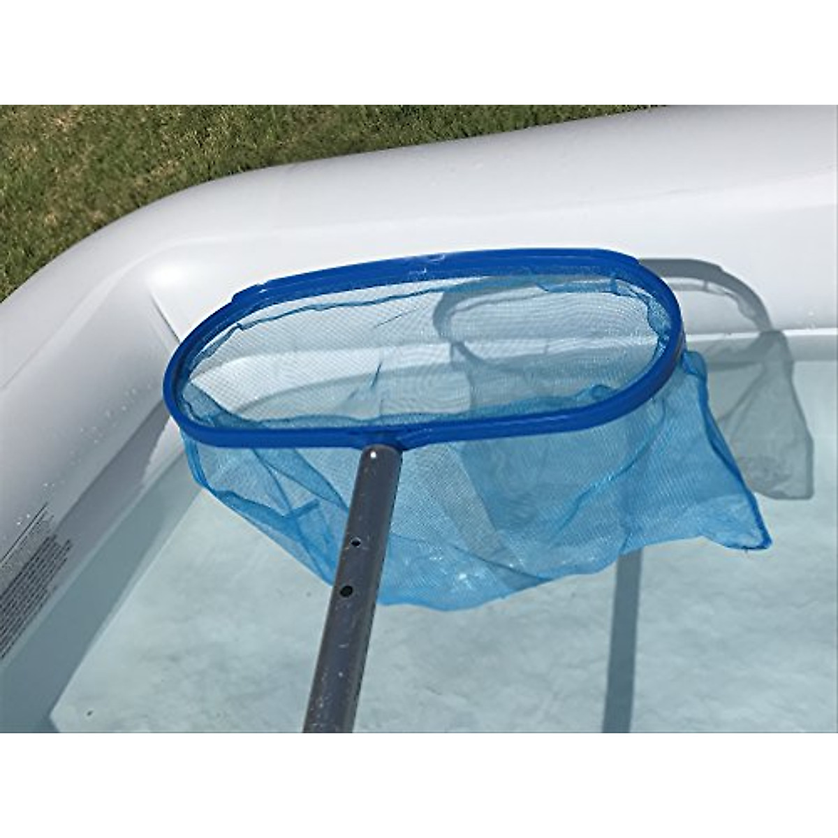 ATIE Pool Spa Leaf Skimmer Rake Net with Deep Pocket for Removing Leaves & Debris, Perfect for In-ground Pool and Above Ground Inflatable Pool