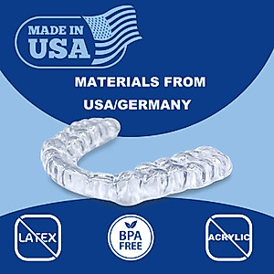 SweetGuards - Custom Dental Night Guard,Durable Mouth Guard for Bruxism,Teeth Grinding & Clenching,Relieve Soreness in Jaw Muscles - Lower Guard (Soft-2mm) - One(1) Guard