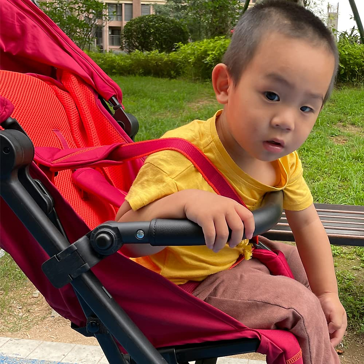 AICTIMO Baby Stroller Accessories Bumper Bar, Anti-Scratch Armrest, Handle, Crossbar Compatible with Cybex Libelle Stroller