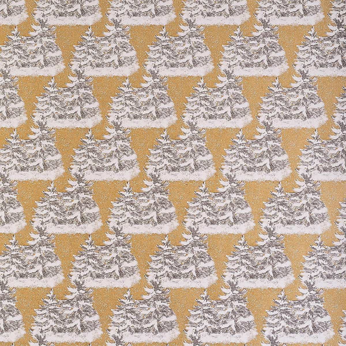 RUSPEPA Christmas Wrapping Paper, Jumbo Roll Kraft Paper - White Christmas Tree Design for Holiday Gift Wrap - 24 Inches x 100 Feet