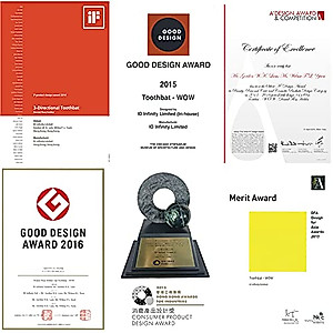 idi Toothbat - Wow Adult Floss Holder (Green/White/Black)-Patented Design Awards Winning Product, Easy, Comfort & Effective, Works Perfectly with Reach Waxed Nylon Floss