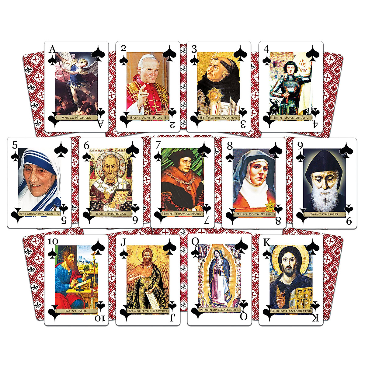 Holy Playing Cards: Saints Edition | Premium Card Deck Featuring The Saints