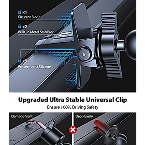 VICSEED Fit for MagSafe Car Mount [20 Strongest Magnets & Stablest] Magnetic Phone Holder for Car Vent Hands Free Car Phone Holder Mount for iPhone 14 13 12 Pro Max Plus Mini MagSafe Case Socket Grip