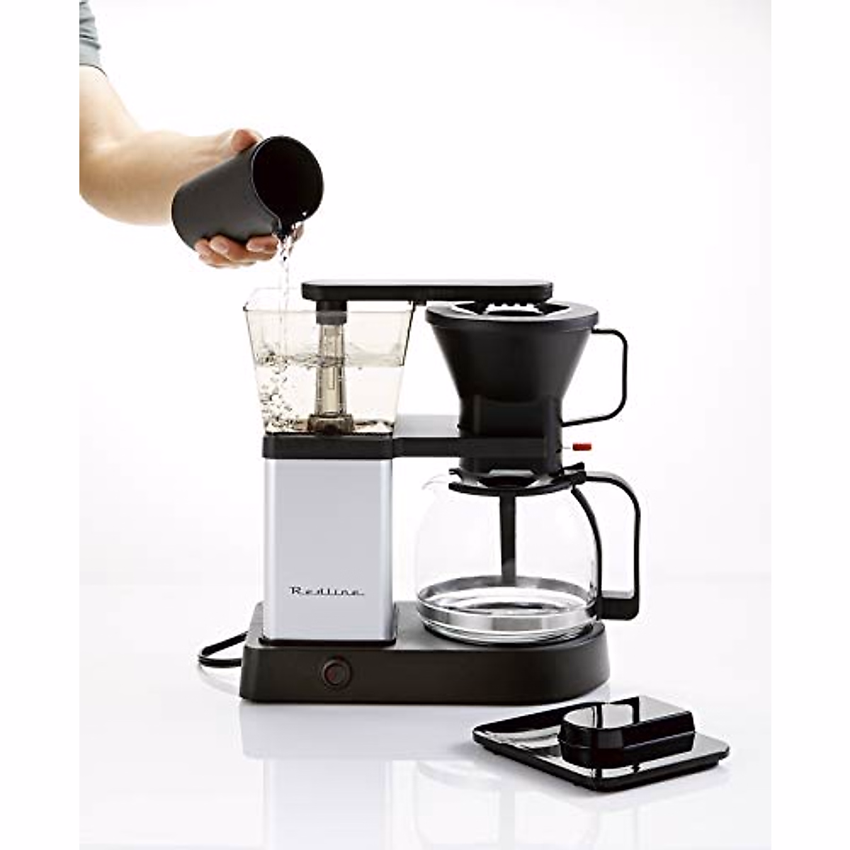 Redline MK1 Coffee Brewer (195-205 Optimum Brew Temperature, Pre-Infusion Mode Included).