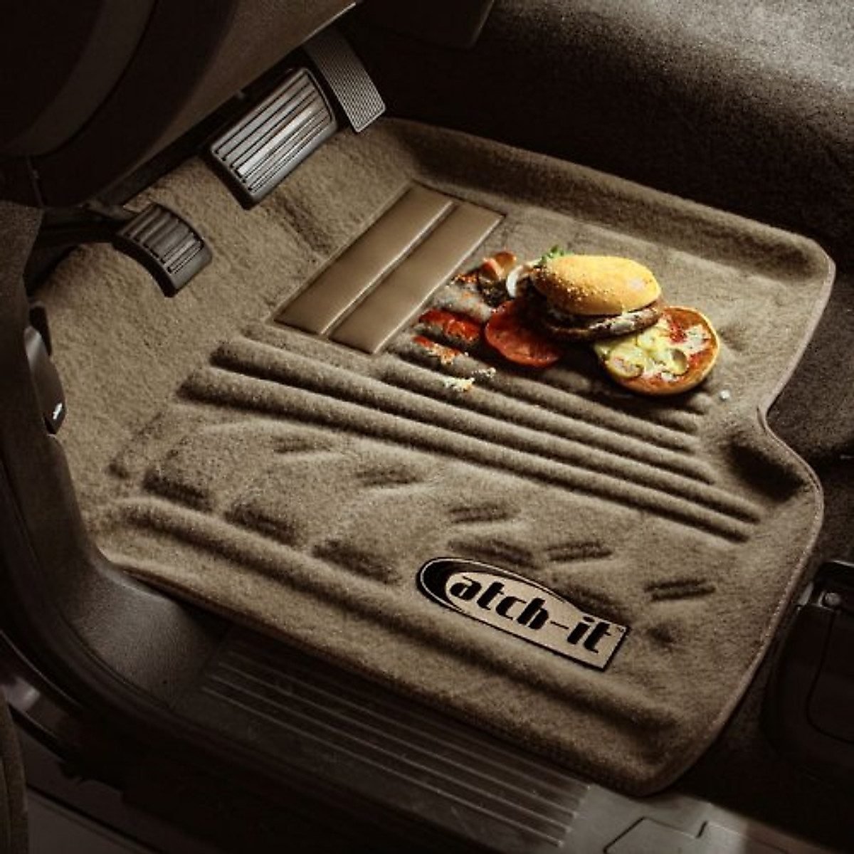 Lund 283040-B Catch-It Vinyl Black Front Seat Floor Mat - Set of 2