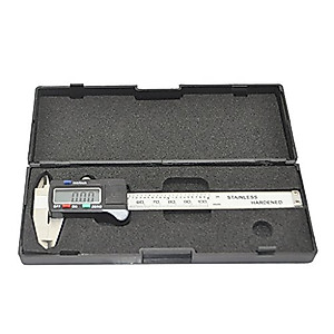 iKKEGOL Precision 100mm 4 Inch Digital Electronic Gauge Stainless Steel Vernier Caliper Micrometer (Small)