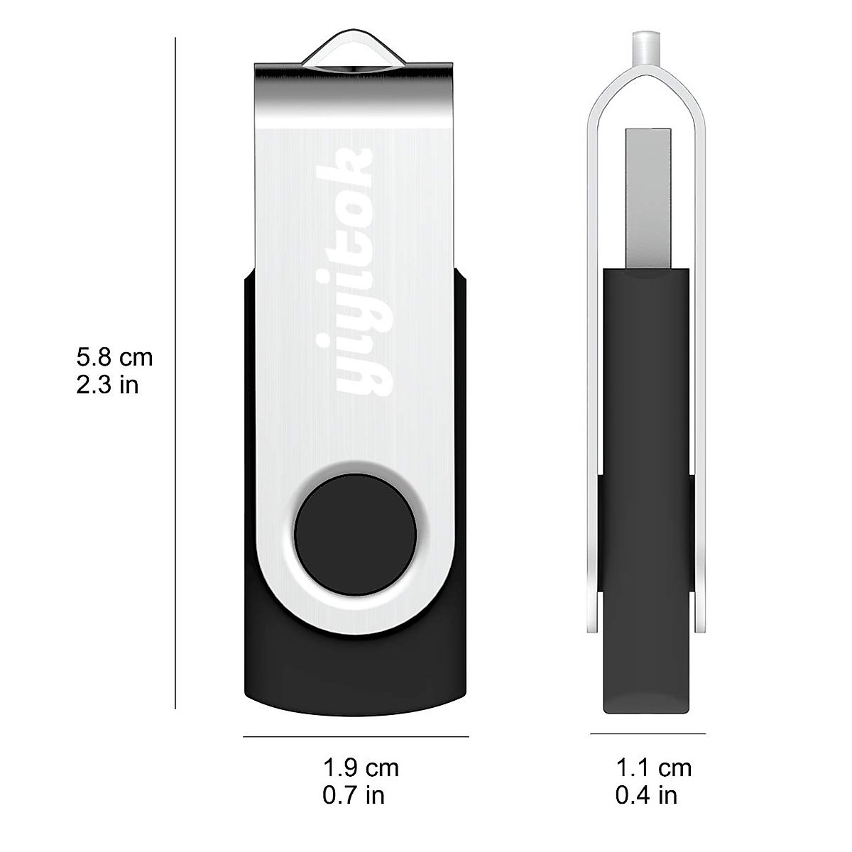 USB Drive 32GB Pack of 5,USB 2.0,USB Stick with Red Led Indicator,32gb Flash Drive 5 Pack,Memory Stick Storage (Black Color)